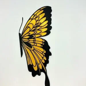 Handmade | Accents | Yellow And Black Butterfly Bookmark | Poshmark